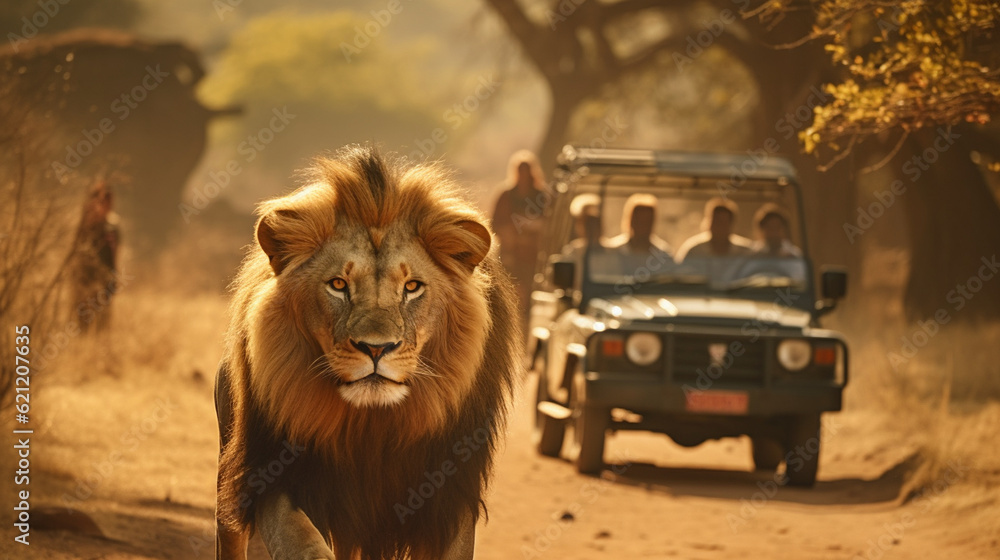 A captivating wildlife safari, offering a glimpse into the wonders of ...