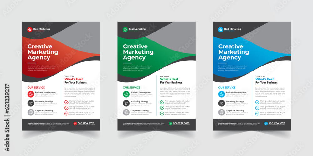 Flyer brochure cover design layout background, Corporate Business ...