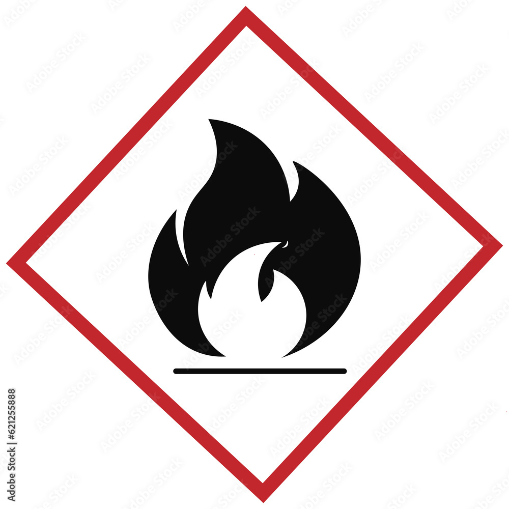 safety sticker design of red black rectangle fire precaution, do no ...