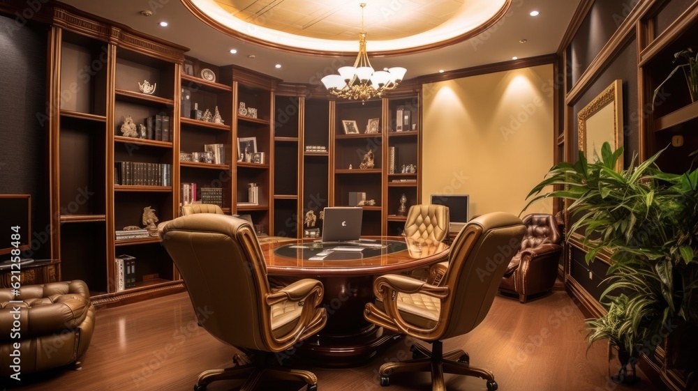Inspiring office interior design Classic style Meeting Room featuring ...