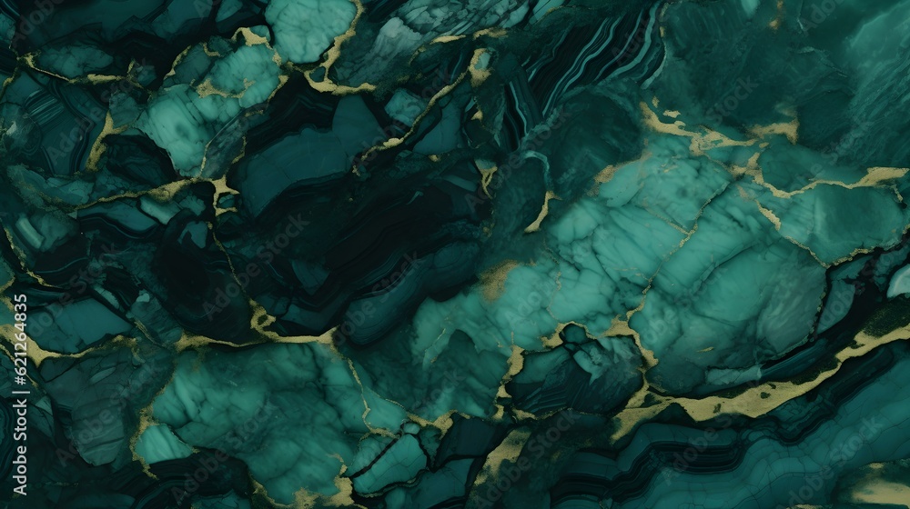 Elegant Marble Texture in emerald Colors. Luxury panoramic Background ...