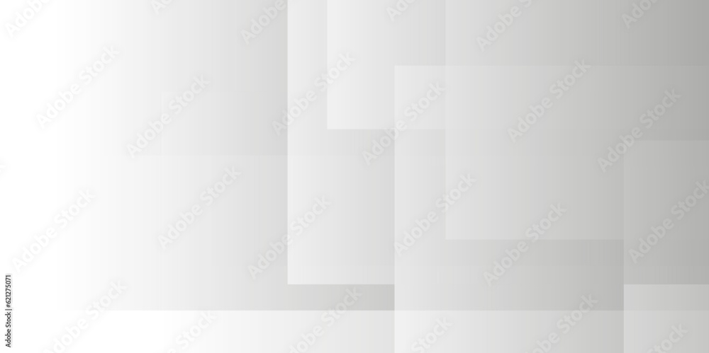 Abstract white and gray background design with layers of textured white ...