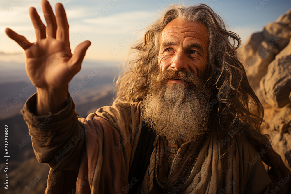 God gave Moses the Ten Commandments on Mount Sinai, providing moral and ...