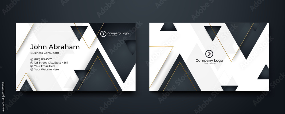Modern business card template design. With inspiration from the ...