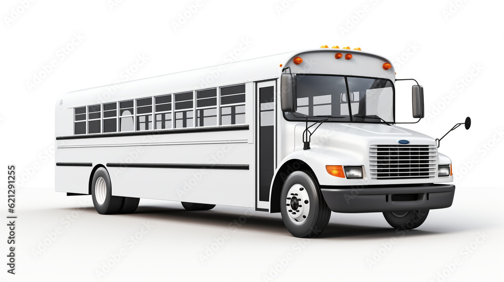 white bus isolated on white school bus vehicle white background, Bus to ...