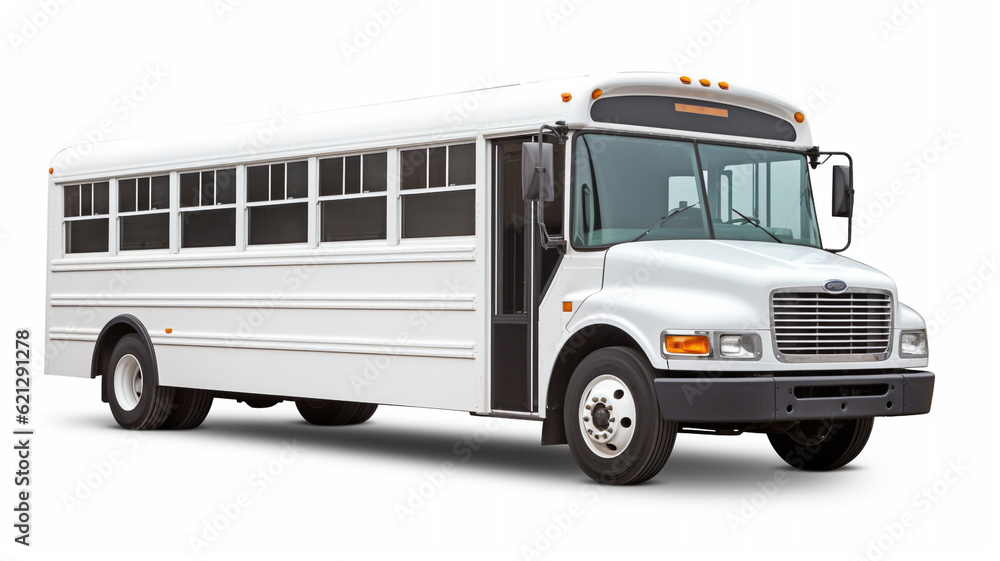white bus isolated on white school bus vehicle white background, Bus to ...
