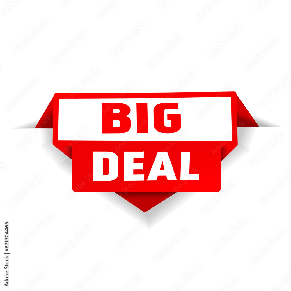 Big deal banner, design. Sale label. modern vector template for ...