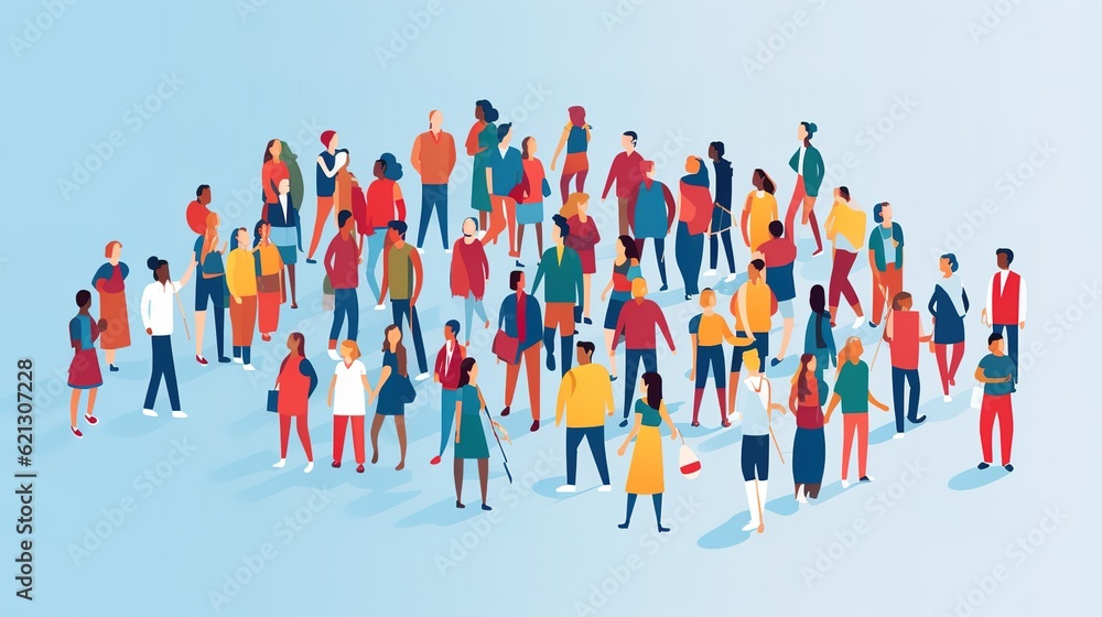 World population day illustrations generated from population ...