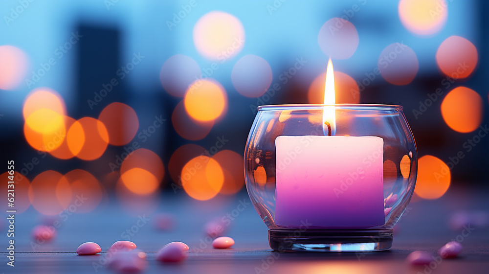 candles in the night HD 8K wallpaper Stock Photographic Image Stock ...
