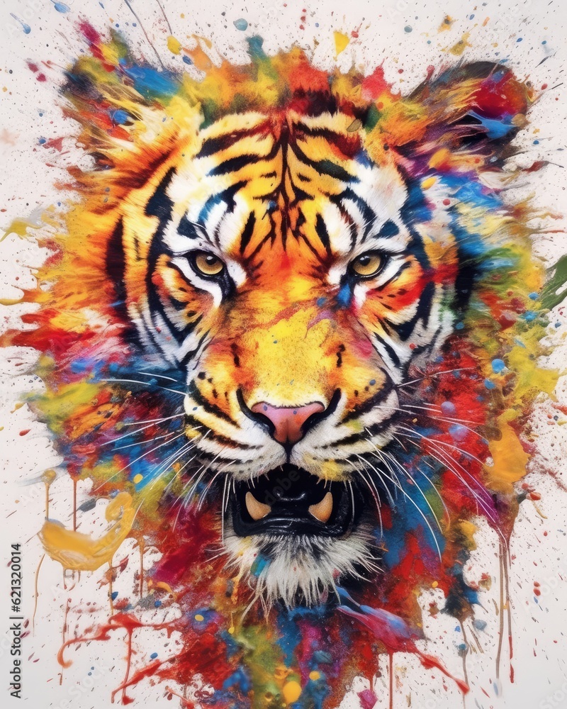 fluidity and unpredictability of watercolors by creating a dynamic and ...