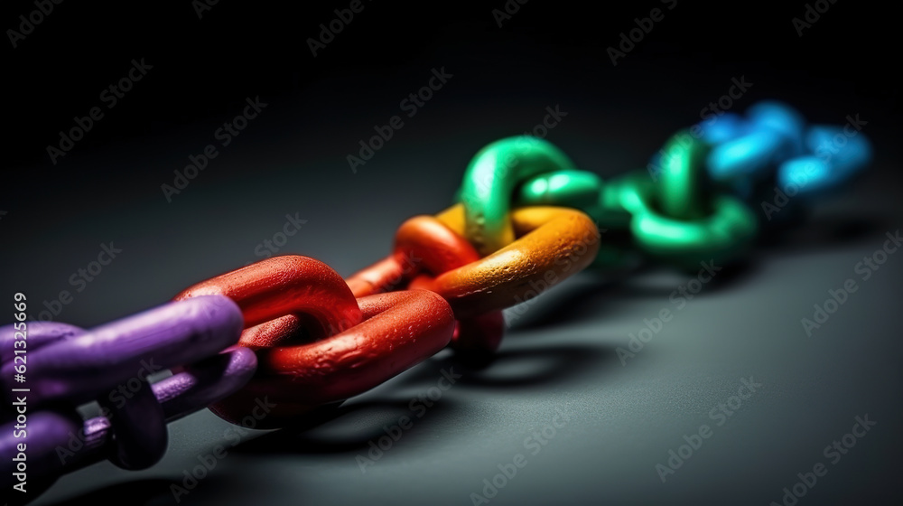 I have a dream. The end of slavery. Symbol of slavery-shackles ...