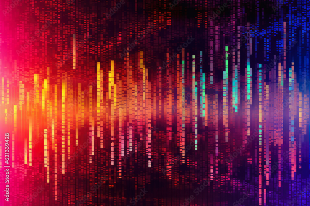 sleek and minimalistic background with abstract code snippets and data ...