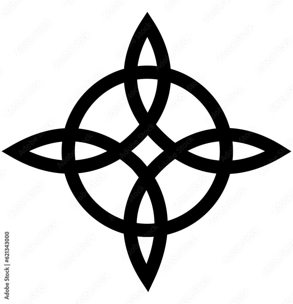 Witch Knot Stock Vector | Adobe Stock