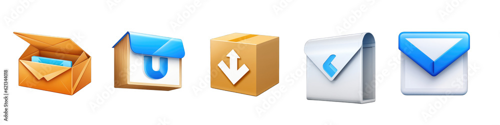 Outbox clipart collection, vector, icons isolated on transparent ...