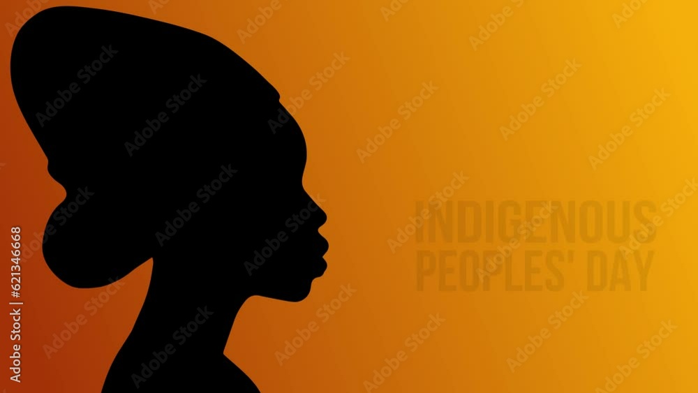 Indigenous Peoples Day. Holiday Animation.Indigenous Peoples loop ...