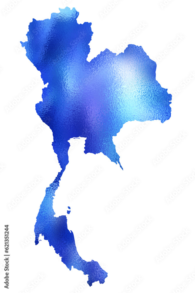 A map of the country of Thailand. Template Asia country for pattern ...