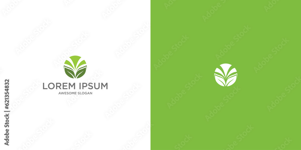 Modern Leaf Logo Design. Creative and Nature-inspired Branding Stock ...