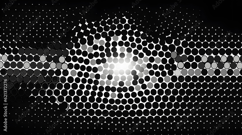 Seamless vintage distressed halftone dot background pattern. Tileable ...