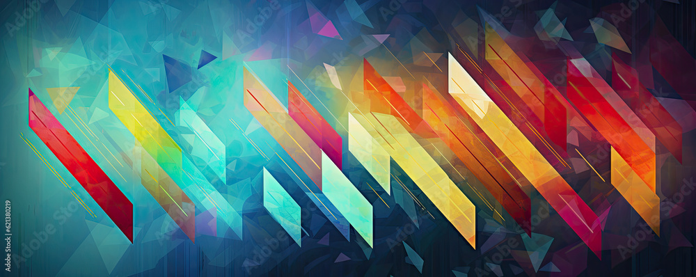Dynamic background with abstract arrow motifs and directional elements ...