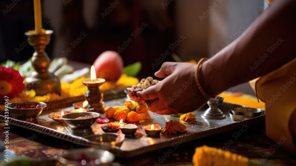 Daily rituals and practices of Hinduism in the routines of devotees ...