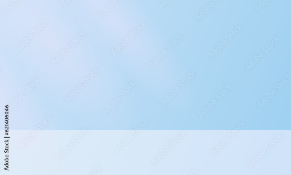 Vector blue abstract background shadow light studio empty backdrop ...