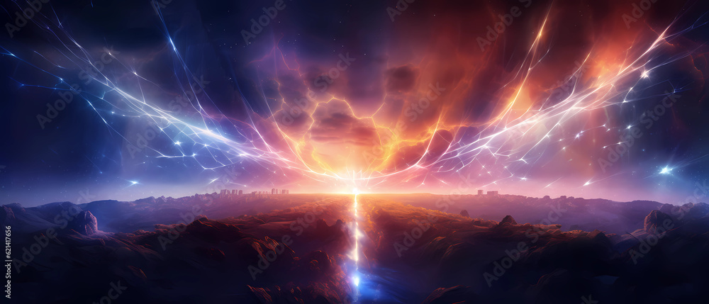 Abstract energy background for websites, posters, ppt, certificate ...