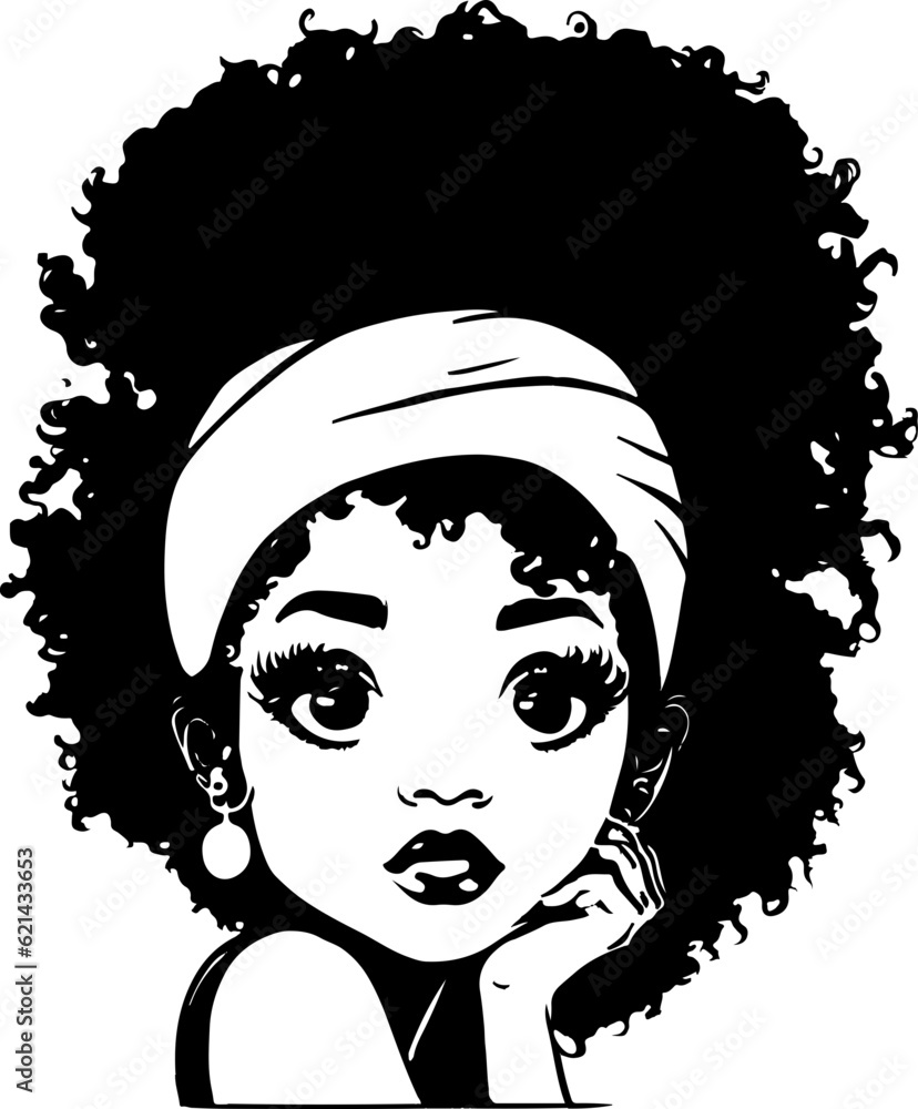 Black Woman Svg Afro Woman Svg Black Woman Silhouette Svg Strong