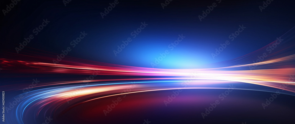 Future technology line background and light effect, cyberpunk style ...