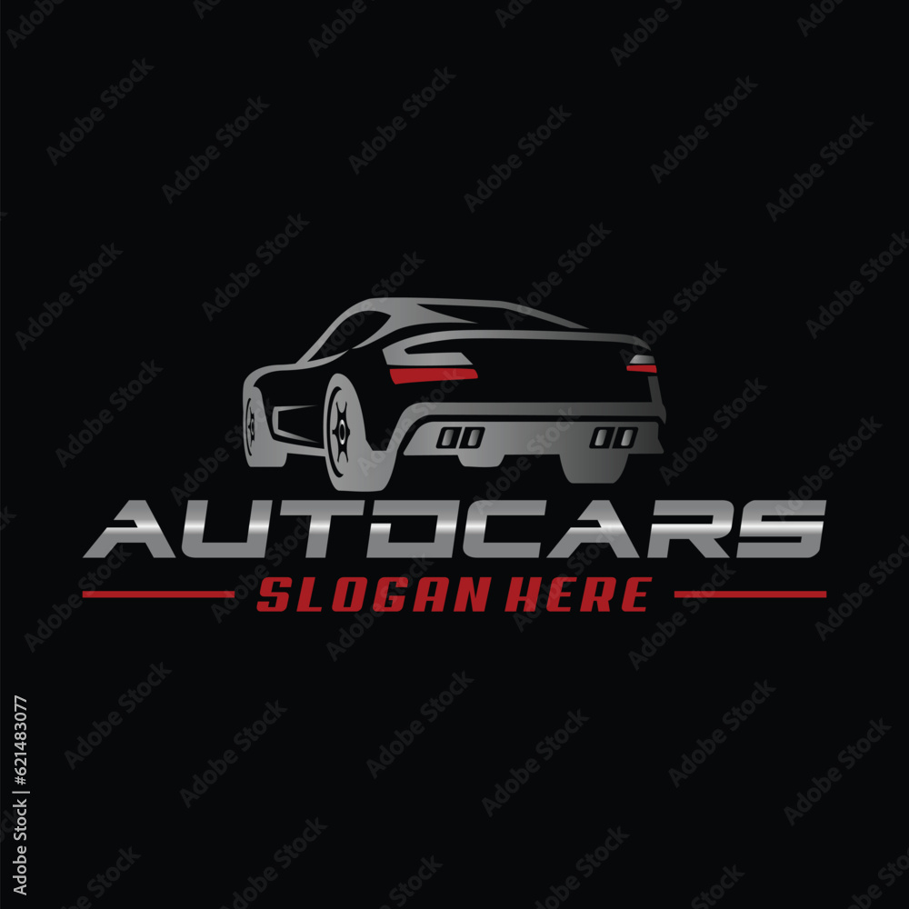 Car Logo. Logo Car from back view design vector Premium Vector ...