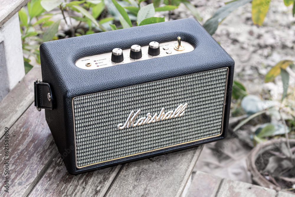 Bangkok, Thailand-July 9, 2023: Marshall speaker or Marshall kilburn 2 ...