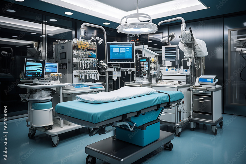 Foto de Operating Room Essentials A detailed flat lay composition of ...