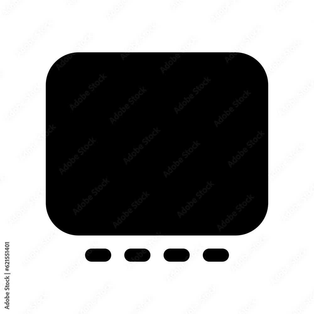 Editable vector gallery view icon. Part of a big icon set family ...