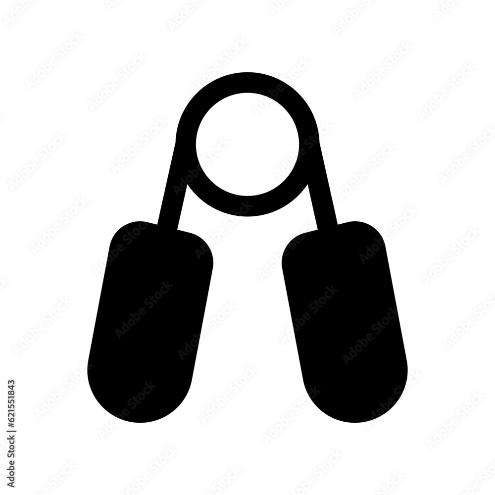 Editable hand gripper vector icon. Part of a big icon set family ...