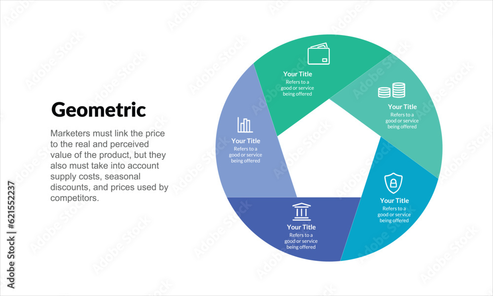 geometric elements divided into 3, 4, 5, 6, 7 and 8 options. Templates ...