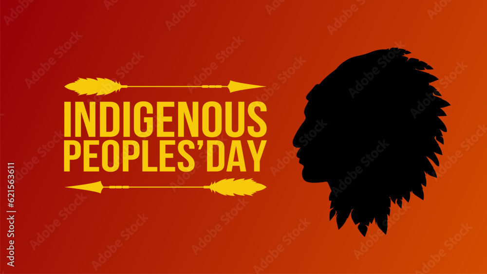 Indigenous Peoples Day. Indigenous People background,poster banner ...