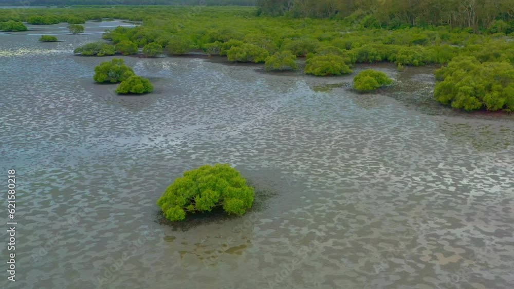 Great Sandy Strait in Australia separates mainland Queensland from ...