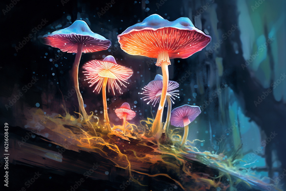 Psilocybin mushrooms. Commonly known as magic mushrooms, a group of ...