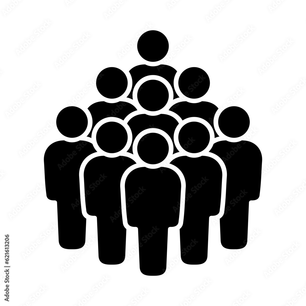 Symbol, ikona ludzi. Grafika wektorowa. Stock Vector | Adobe Stock Symbol, ikona ludzi. Grafika wektorowa. Stock Vector | Adobe Stock