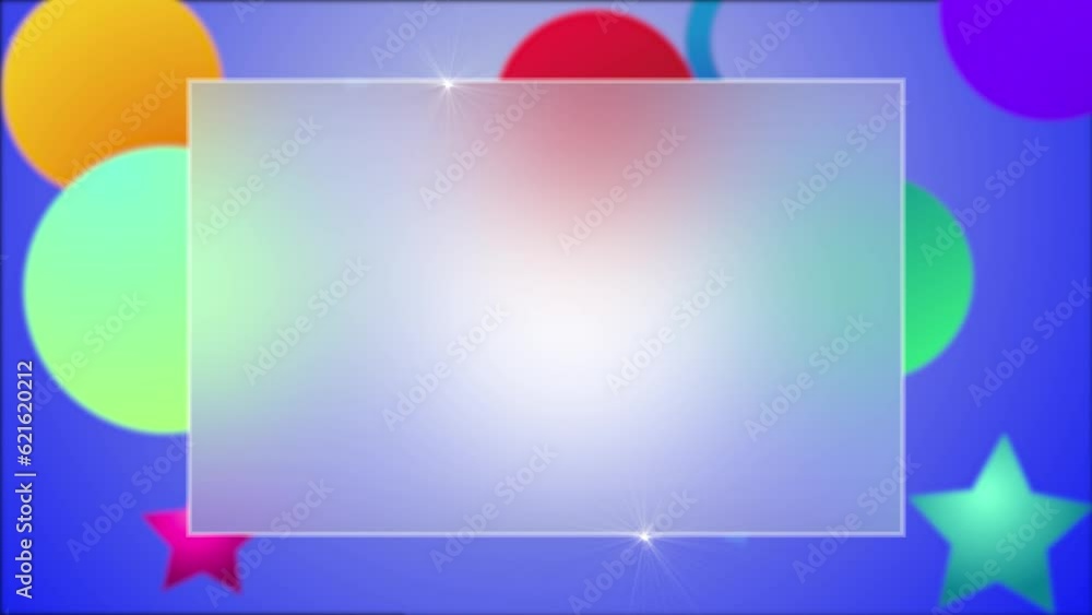 Abstract Geometric Shape And Gradient Glassmorphism Animation Blur ...