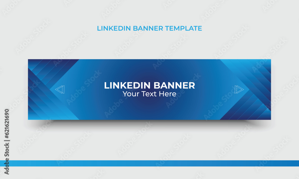 Professional Linkedin banner design template Stock Vector | Adobe Stock