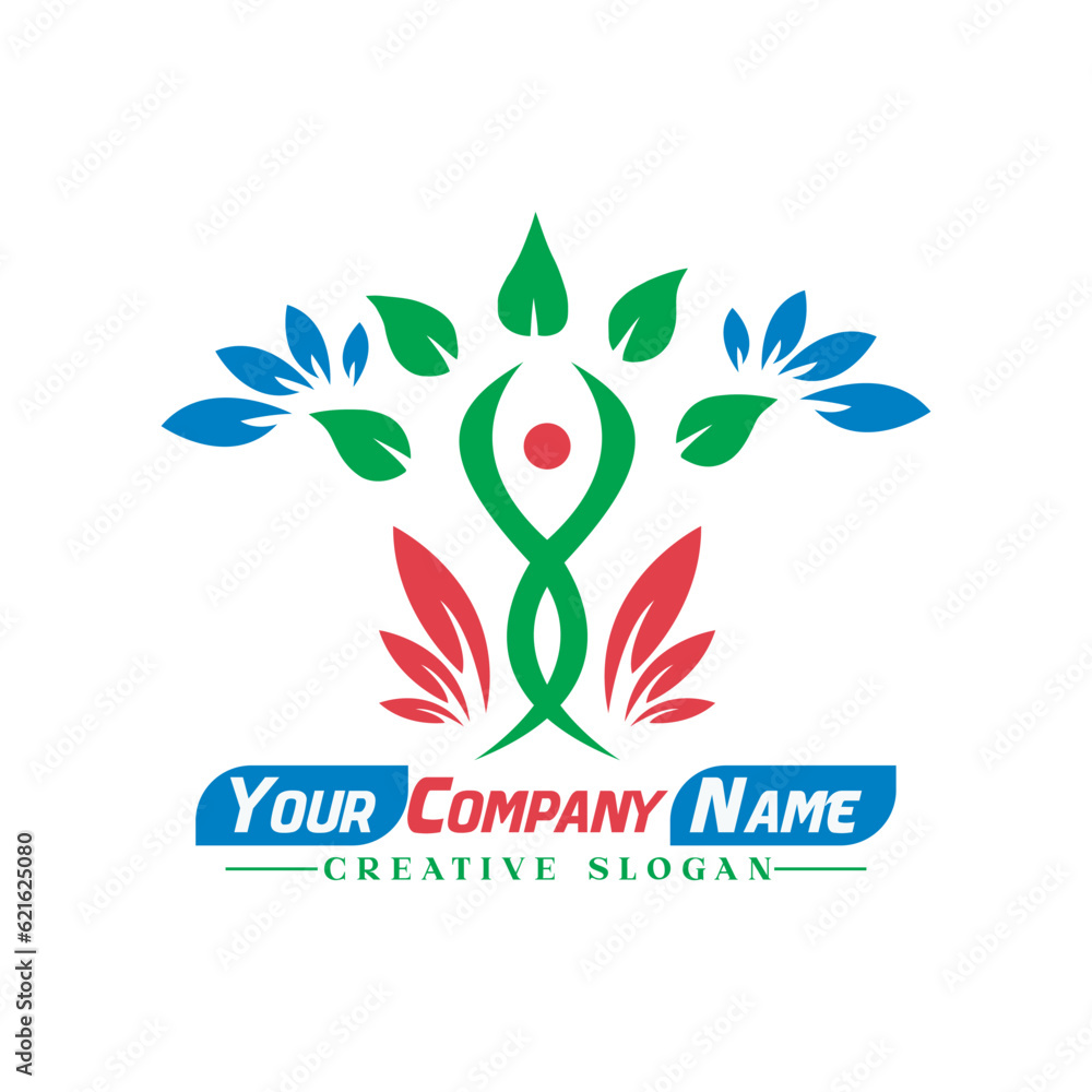 Created a strong unique logo with leaves. Created powerful unique ...