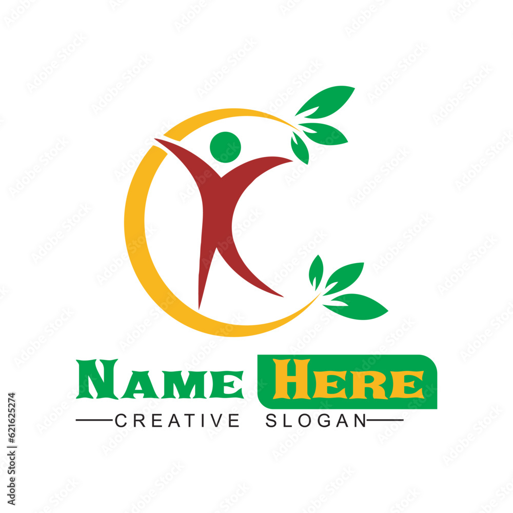 Created a strong unique logo with leaves. Created powerful unique ...