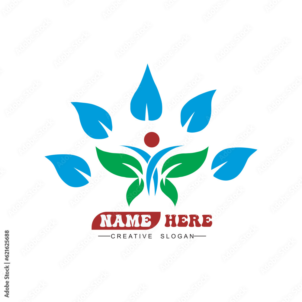 Created a strong unique logo with leaves. Created powerful unique ...