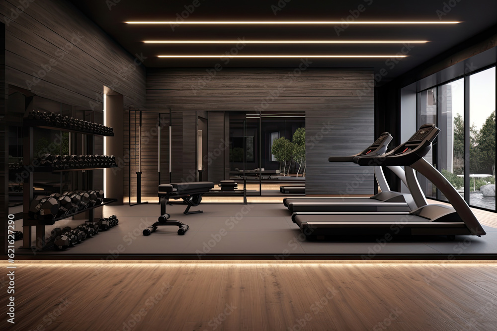 Simplicity in Motion: Minimalistic Gym Room for Efficient Workouts ...