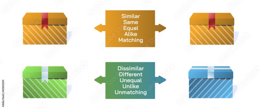 Preposition examples, kid's educational printable images vector, open ...