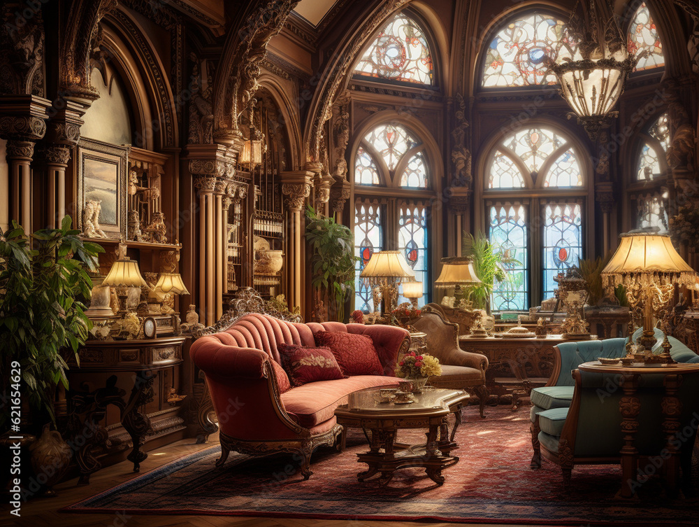 Timeless Elegance of Victorian Opulence: A Luxuriously Detailed ...