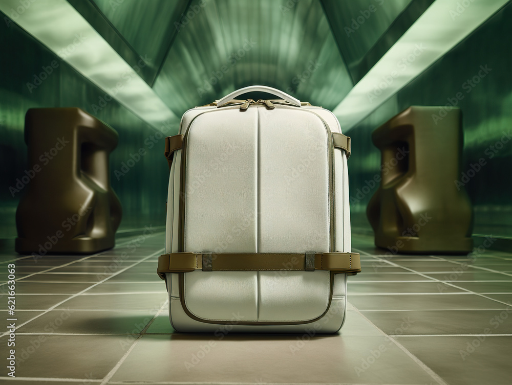 Modern and sophisticated backpack design. Exclusive backpack with faded ...