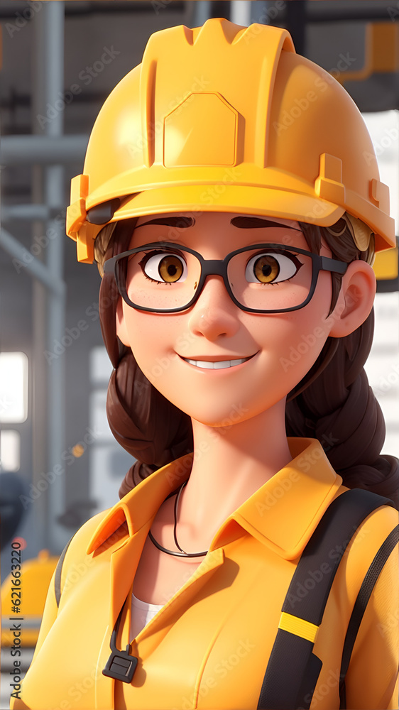 female industrial safety engineer is a professional who is dedicated to ...