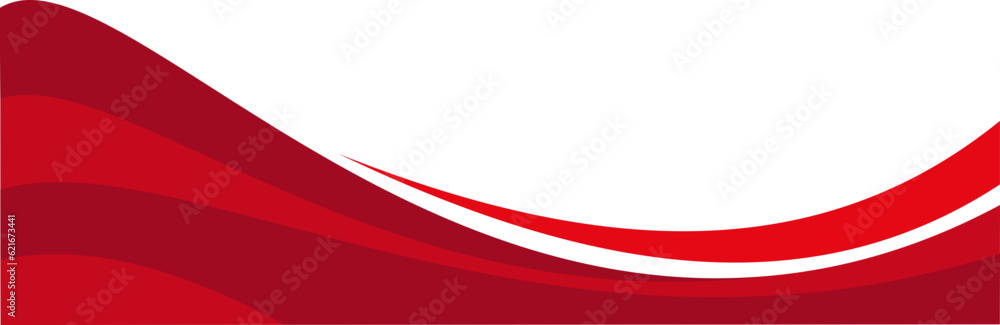 Curved Header & Footer Element Stock Vector | Adobe Stock