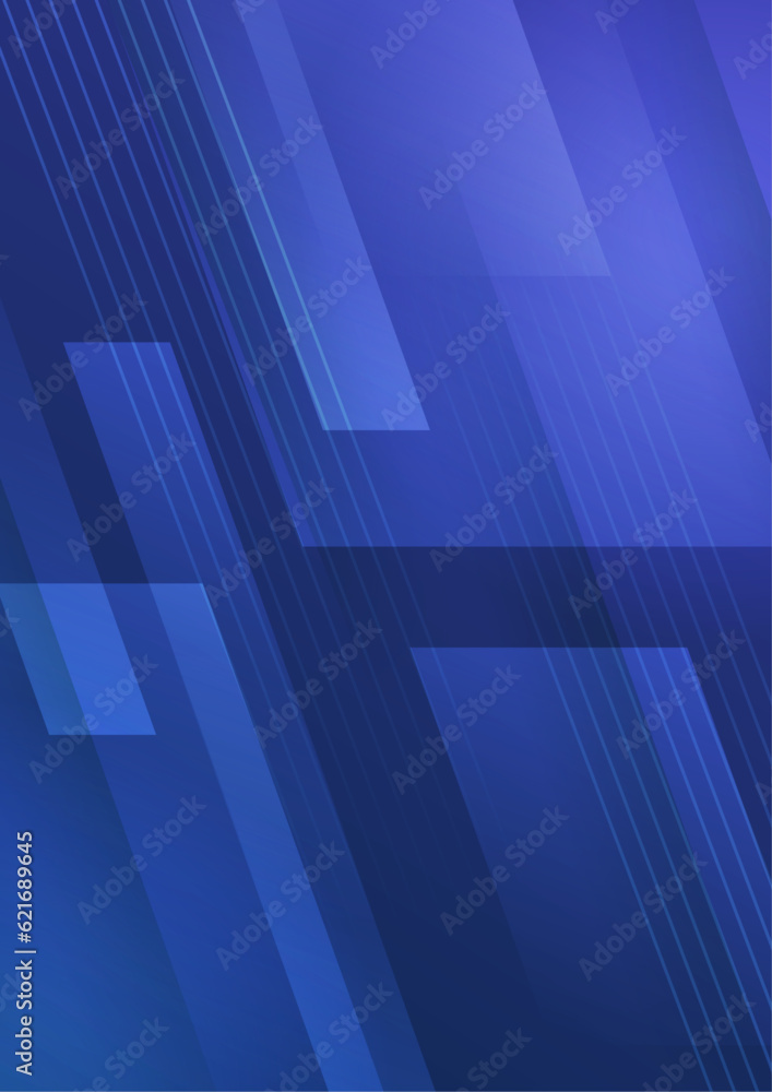 Vector illustration of bright blue gradient abstract pattern background ...